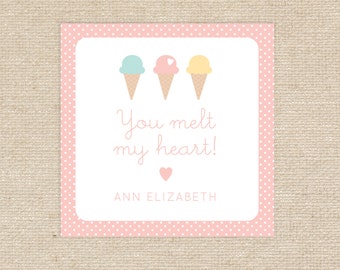 Ice Cream Tags - Etsy