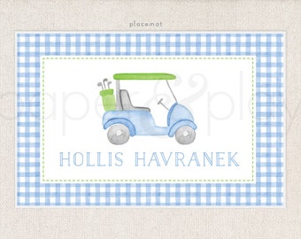 Watercolor Golf Birthday Card - Etsy