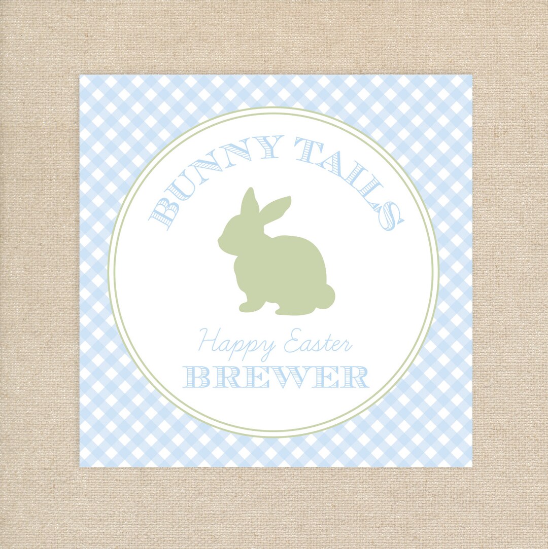 Printable Bunny Tails Easter Tags - Etsy