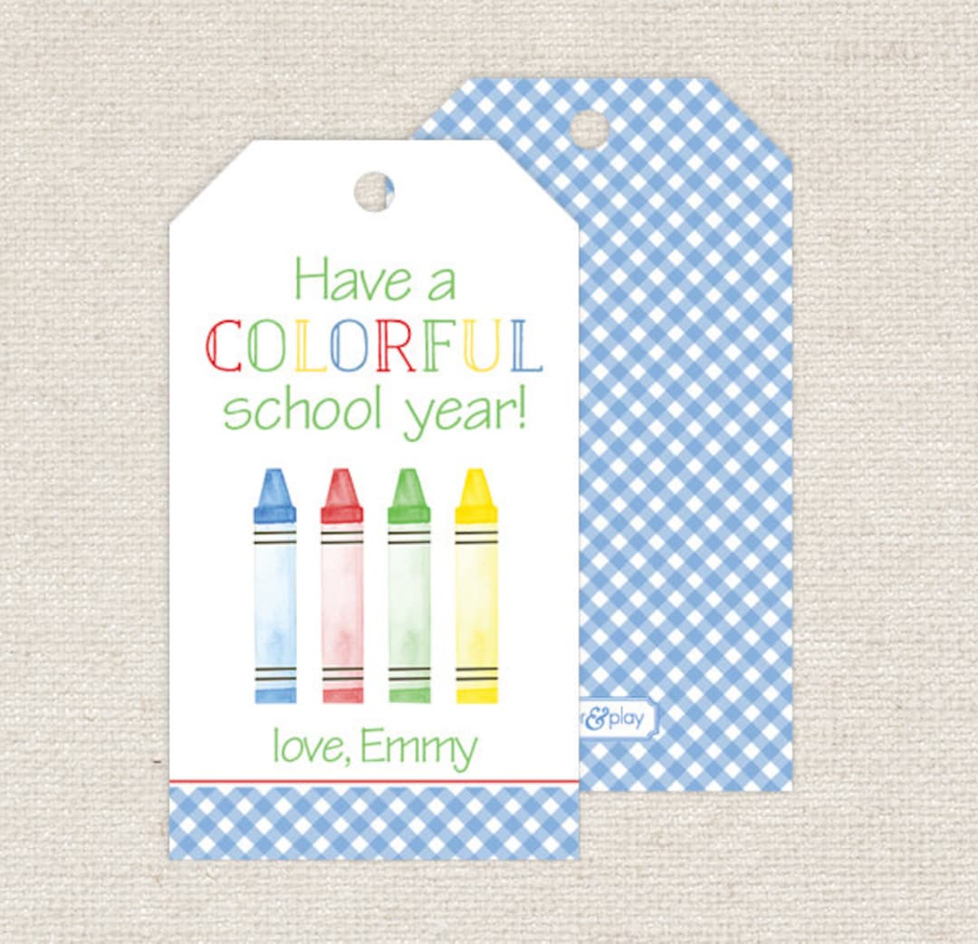 Printable Summer Class Favor Tags - Etsy
