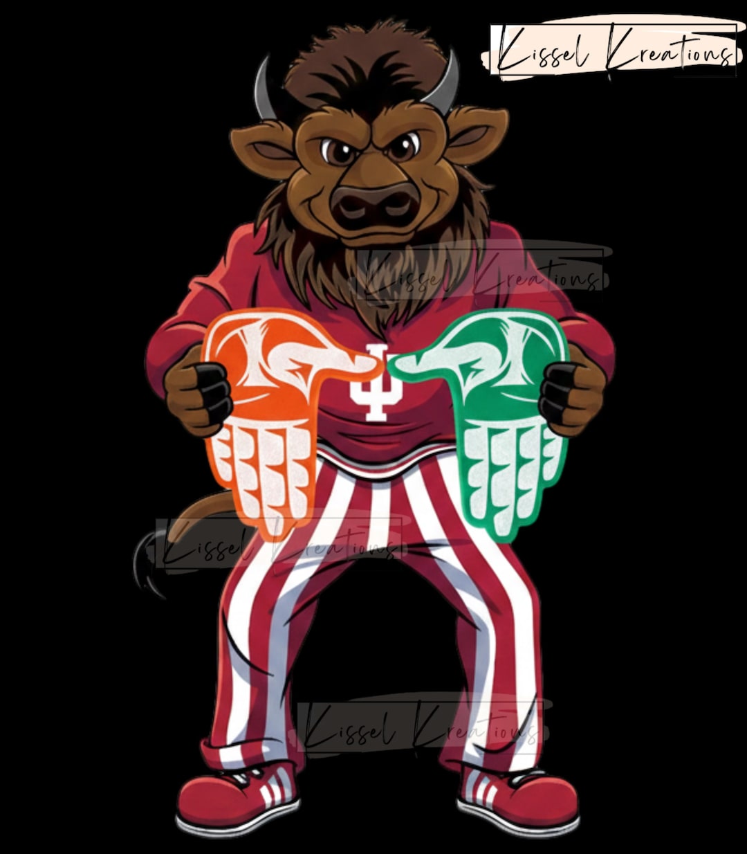 IU Bison 2 | Indiana University | Miami | PNG | Digital Download | 300 ...