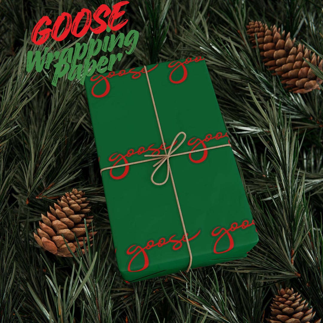 Goose Band Christmas Wrapping Paper | Jam Band Holiday Gift Wrap ...