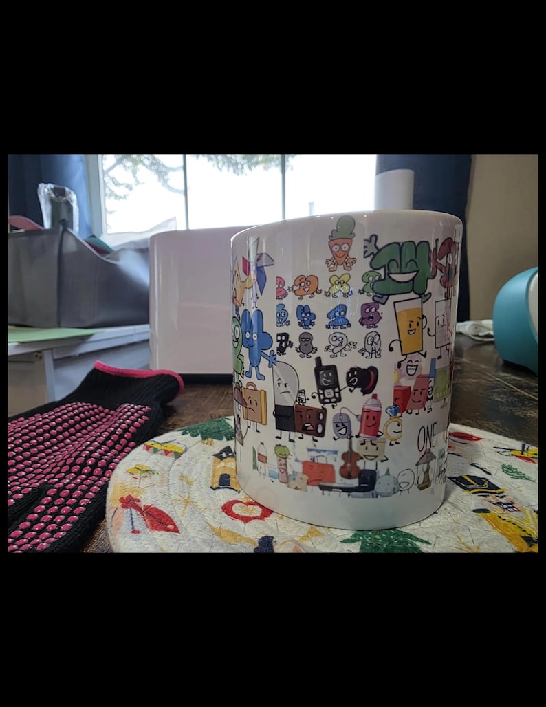 Object Show Coffee Mug, Bfdi Coffee Cup, Various Characters - Etsy