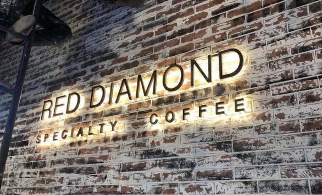 Custom LED Coffee Shop Logo Sign: Backlit Business Branding - Etsy