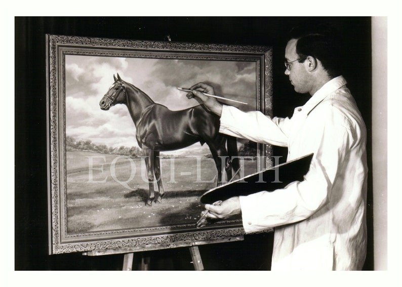 Portfolio of 8 Harness Champions From Original Paintings by Allen F ...