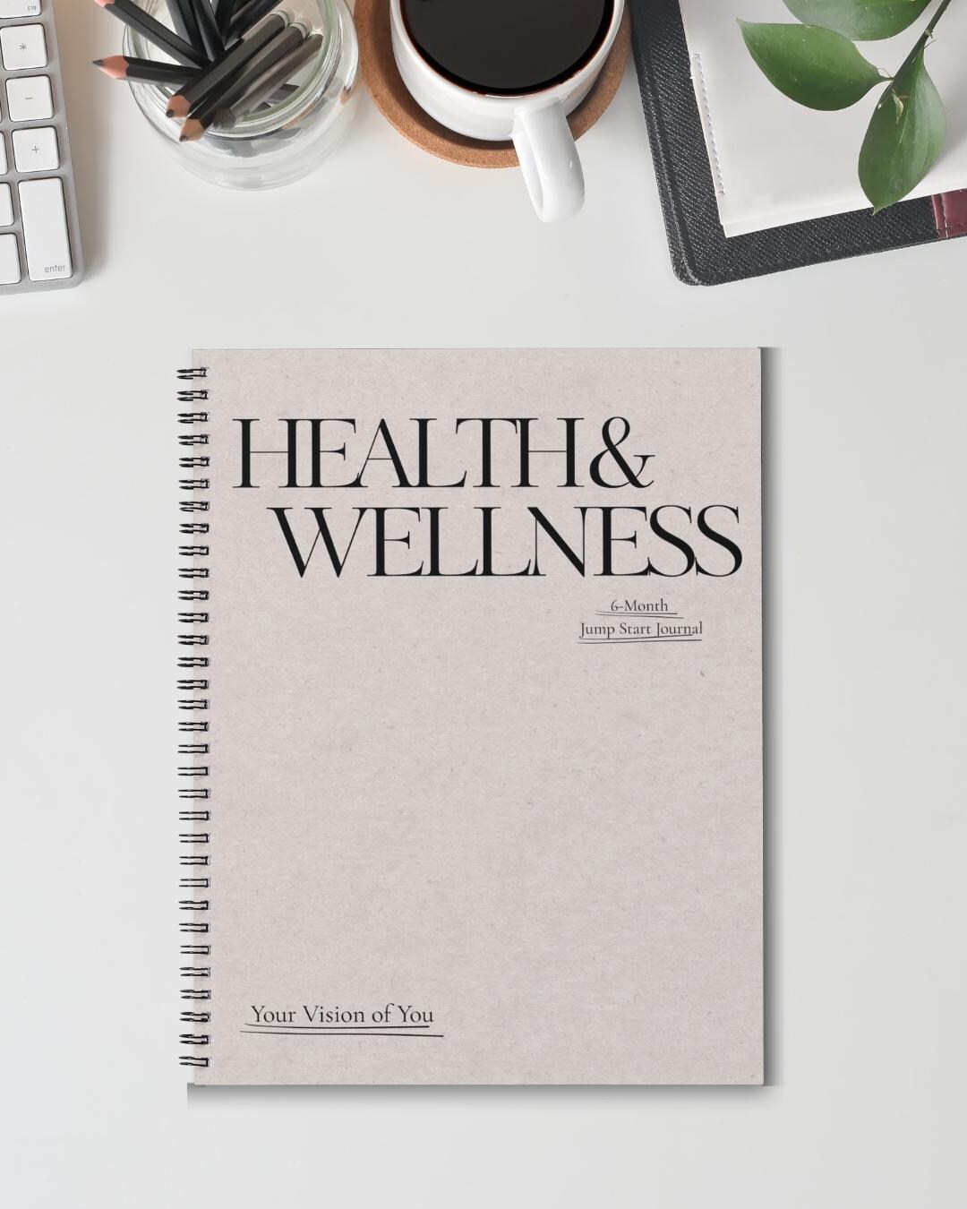 6 Month Jumpstart Health and Wellness Journal | Fitness, Habit ...