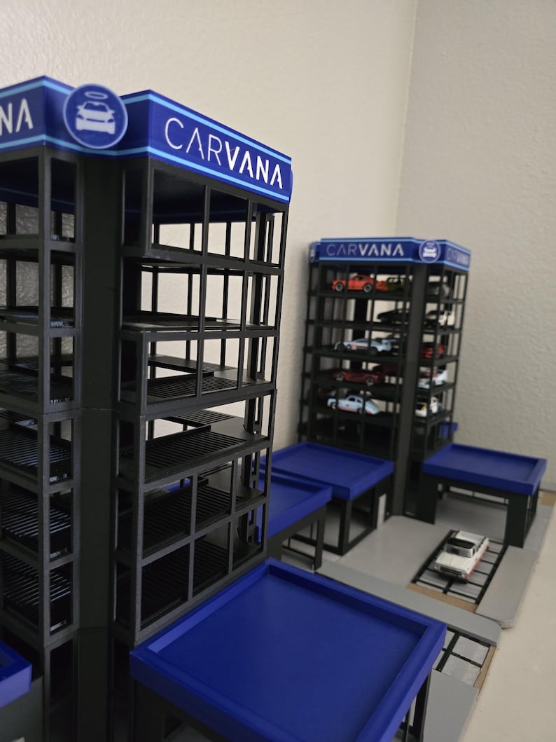 Carvana Diorama 1/64 Scale 3D Printed *assembled* - Etsy