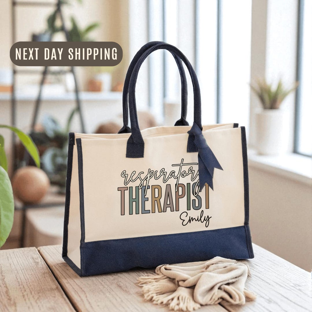 Respiratory Therapist Tote Bag, RT Care Week Gift, Respiratory ...