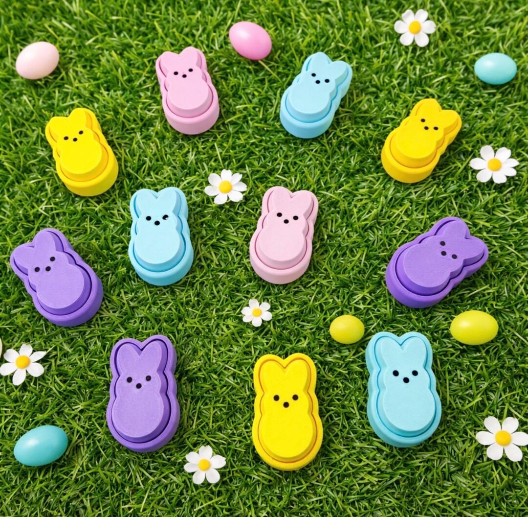 3D Printed Easter Peep Clicker Keychain – Fidget Toy - Etsy