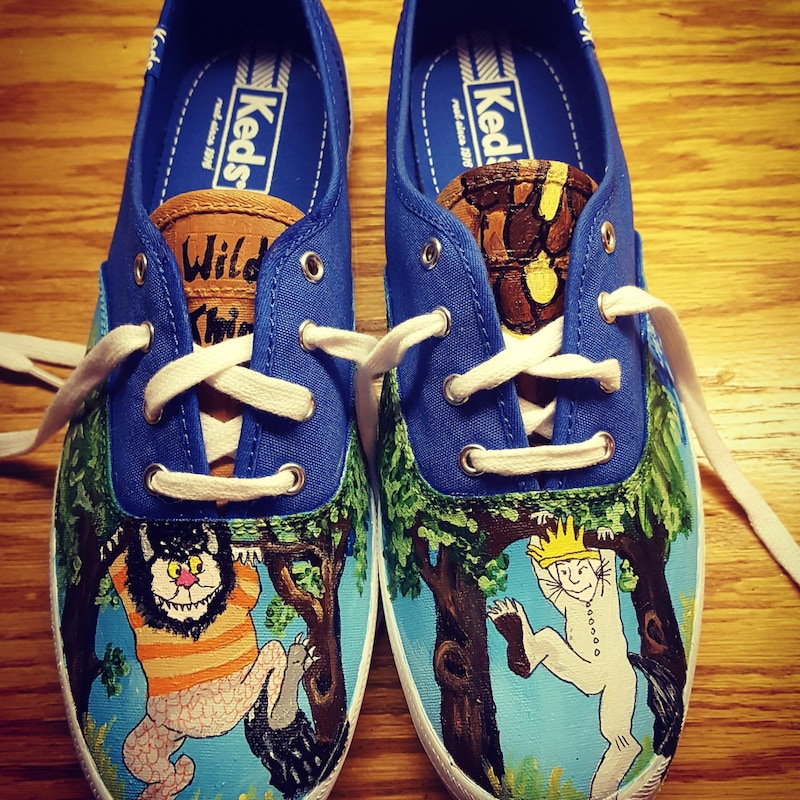 Painted Keds - Etsy
