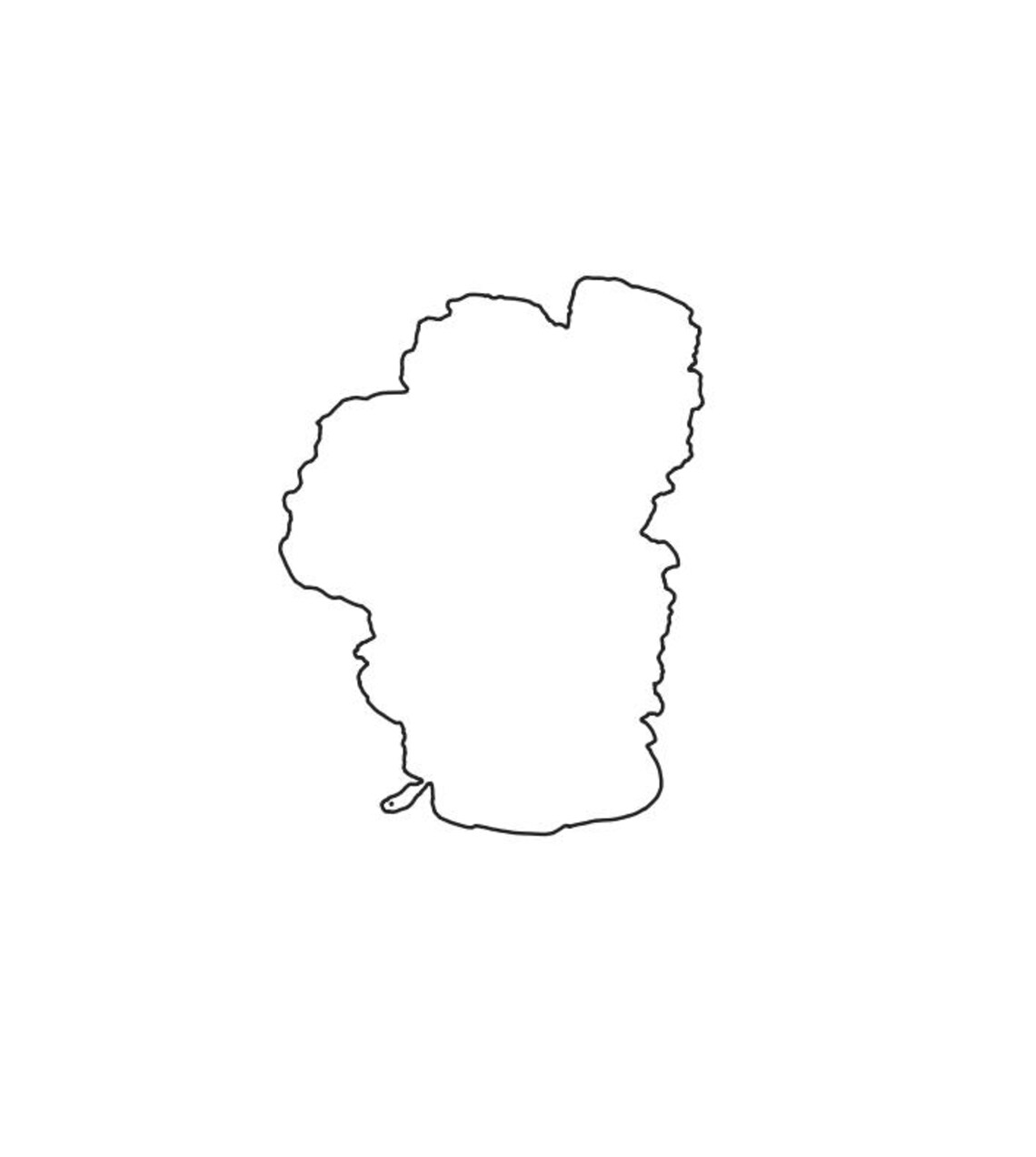 Lake Tahoe SVG Map - Etsy