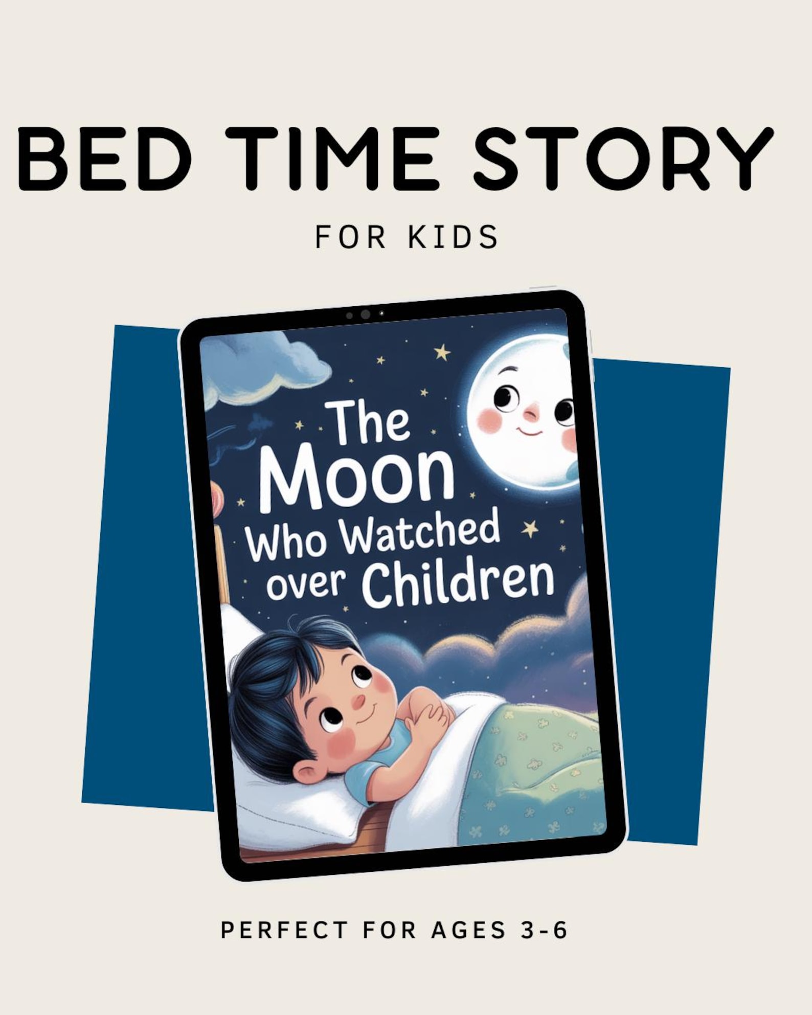 Soothing Bedtime Story for Kids | the Moon Who Watched Over Children ...