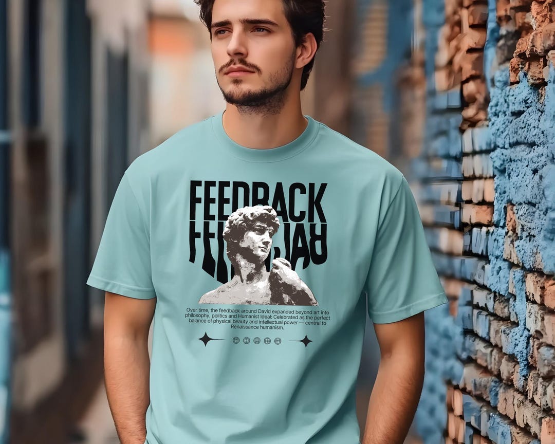 Preview Only-renaissance David Sculpture T-shirt: Handcrafted Unisex ...