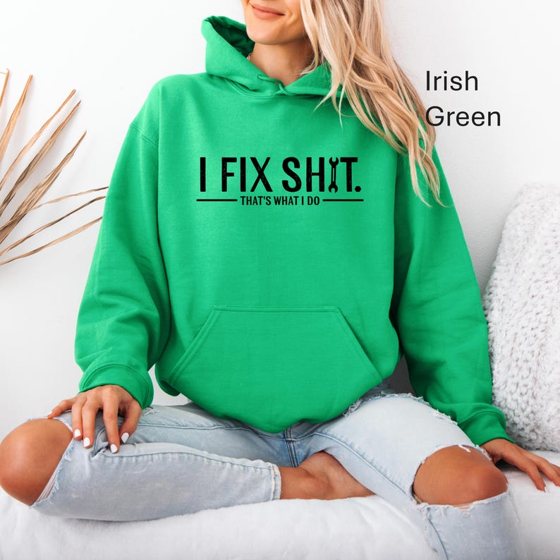 Funny Repair Technician Hoodie | Mechanic Humor Pullover Sweatshirt - Etsy