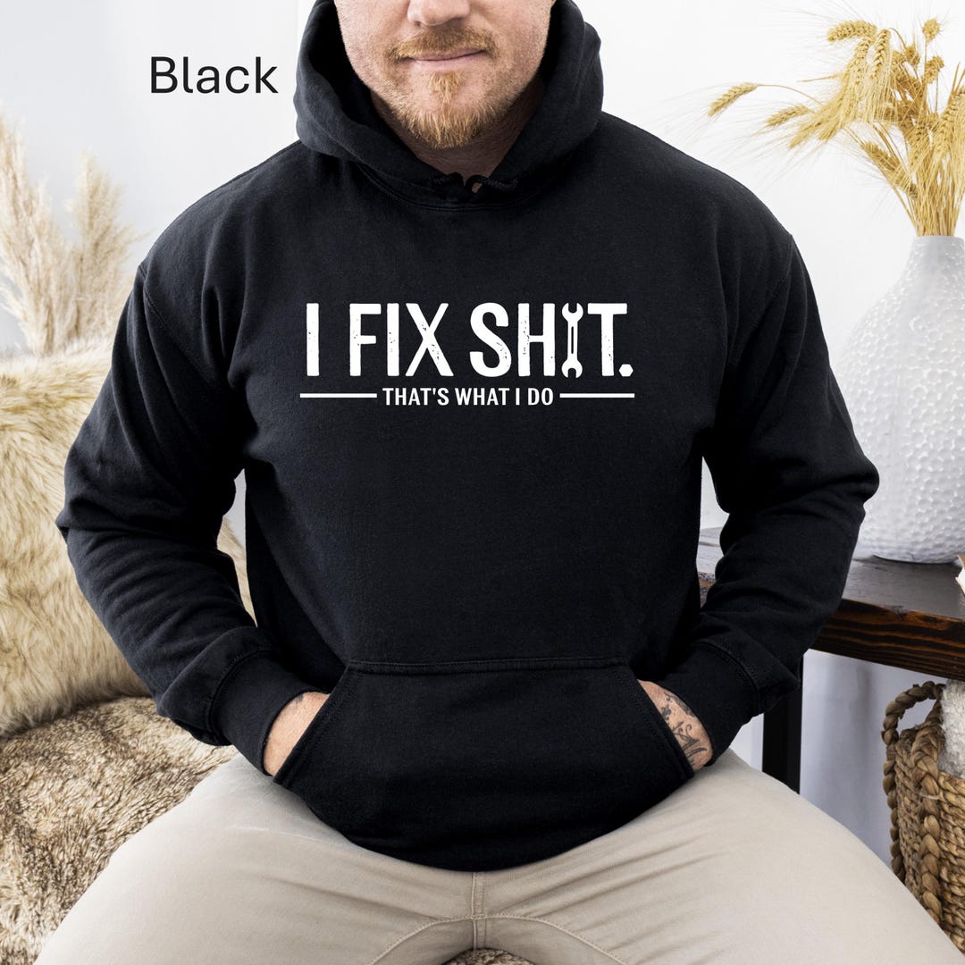 Funny Repair Technician Hoodie | Mechanic Humor Pullover Sweatshirt - Etsy