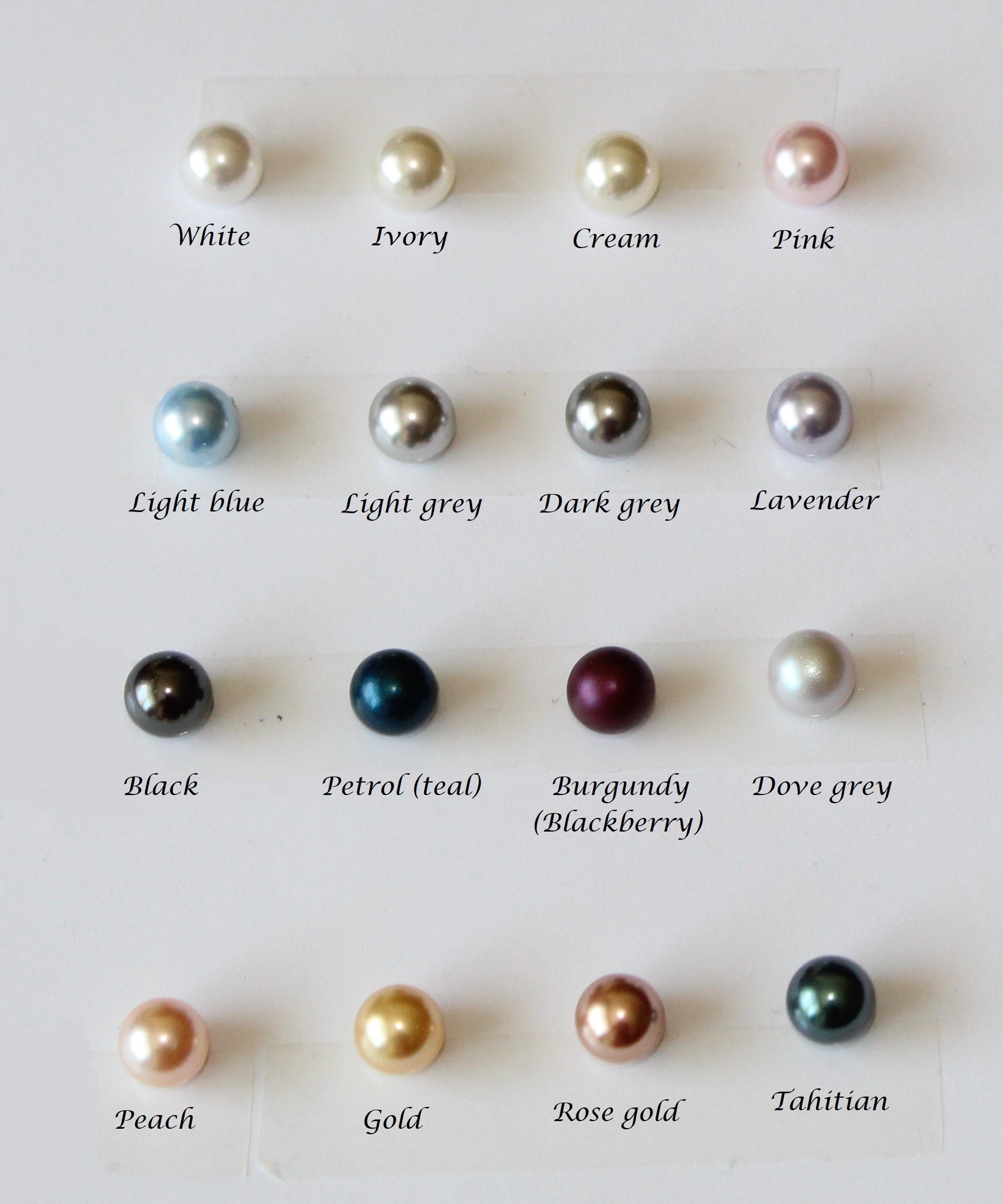 Custom Pearl Color Wedding Jewelry Set Bridesmaid Bracelet - Etsy UK