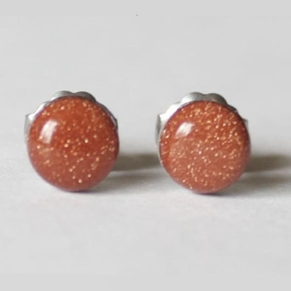 Brown Sparkle Stone - Etsy