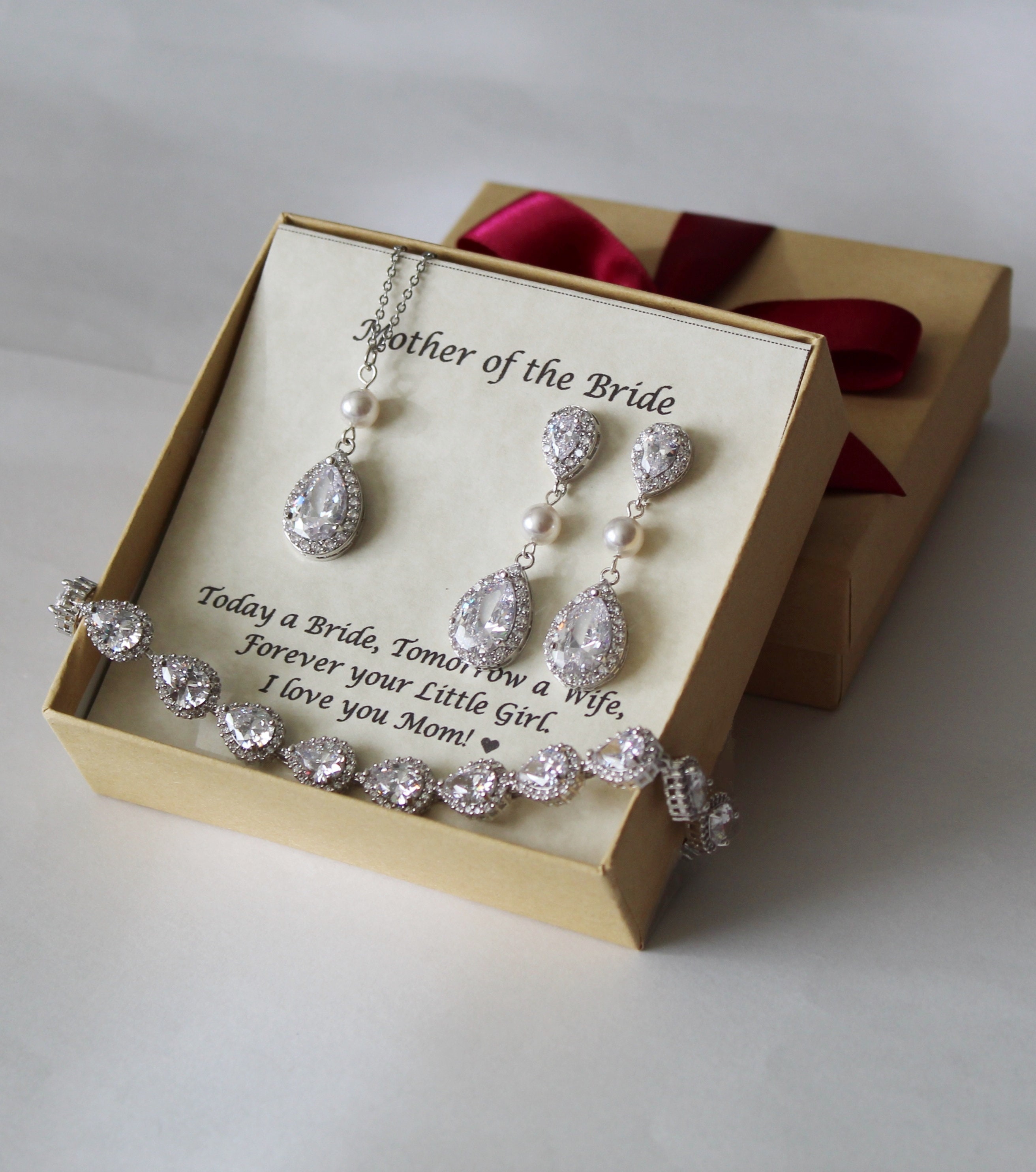 Mother wedding gift set Mother of the bride Mother of the | Etsy