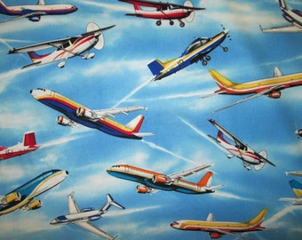Airplane fabric | Etsy
