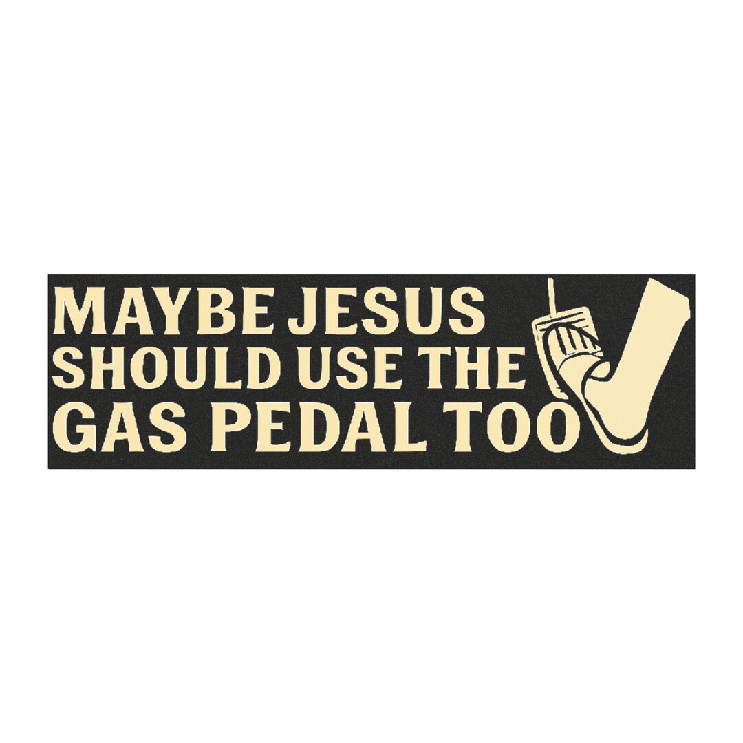 Jesus Gas Pedal Car Magnet - Etsy