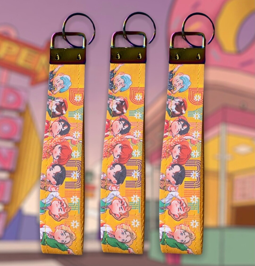 Kawaii BTS Anime KPOP Icons Theme 1 Wristlet Key Fob Great - Etsy