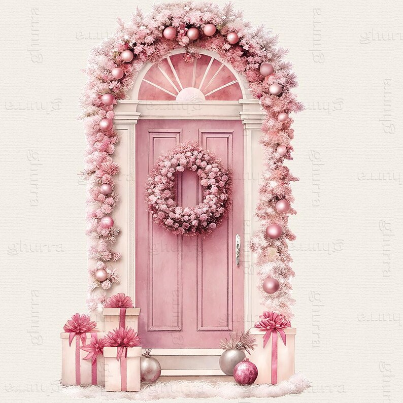 Preppy Christmas Clipart 2026: 100 Pngs - High-detail Holiday Art ...