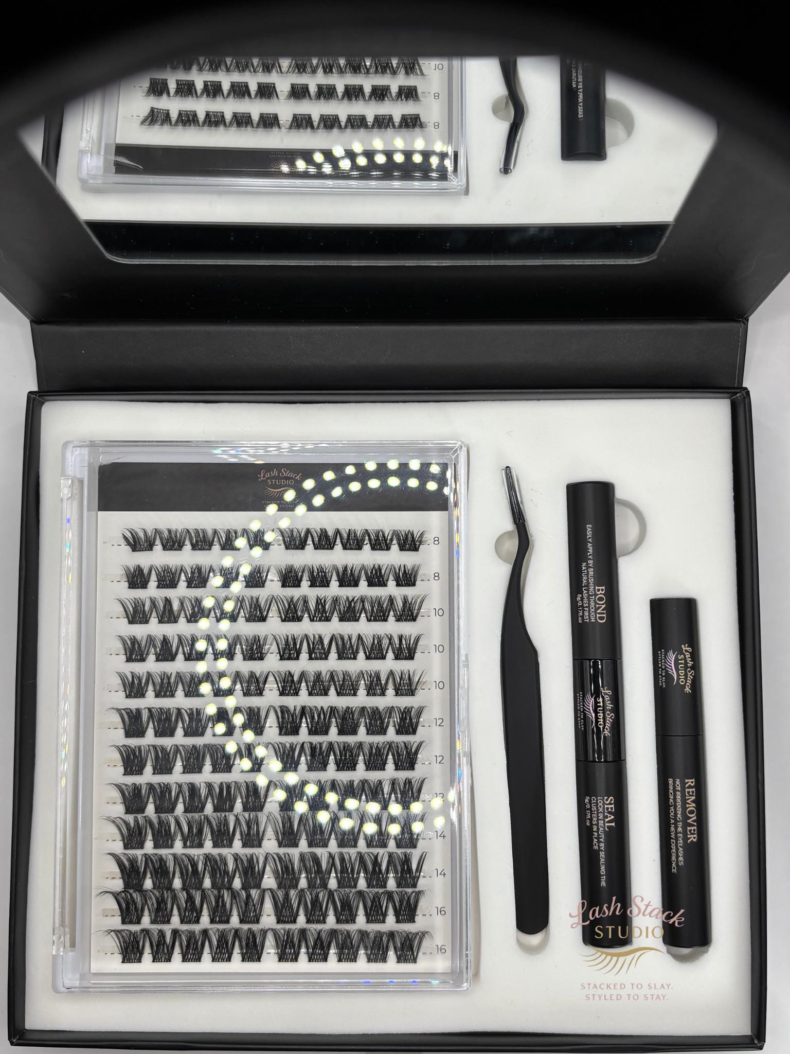 Stacked Essentials Starter Kit – Cluster Lash Set for Custom Volume - Etsy