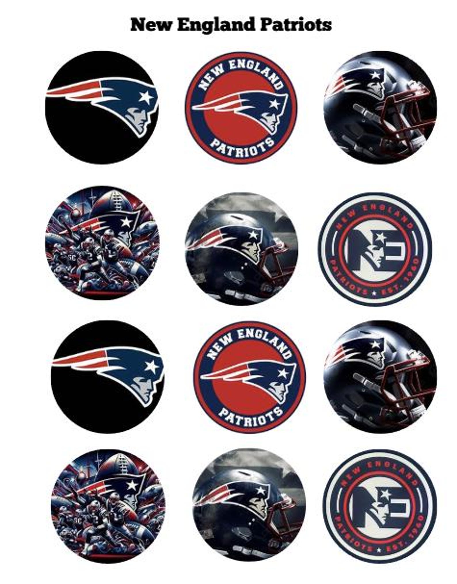 Football Edible Image/treat Toppers - Etsy