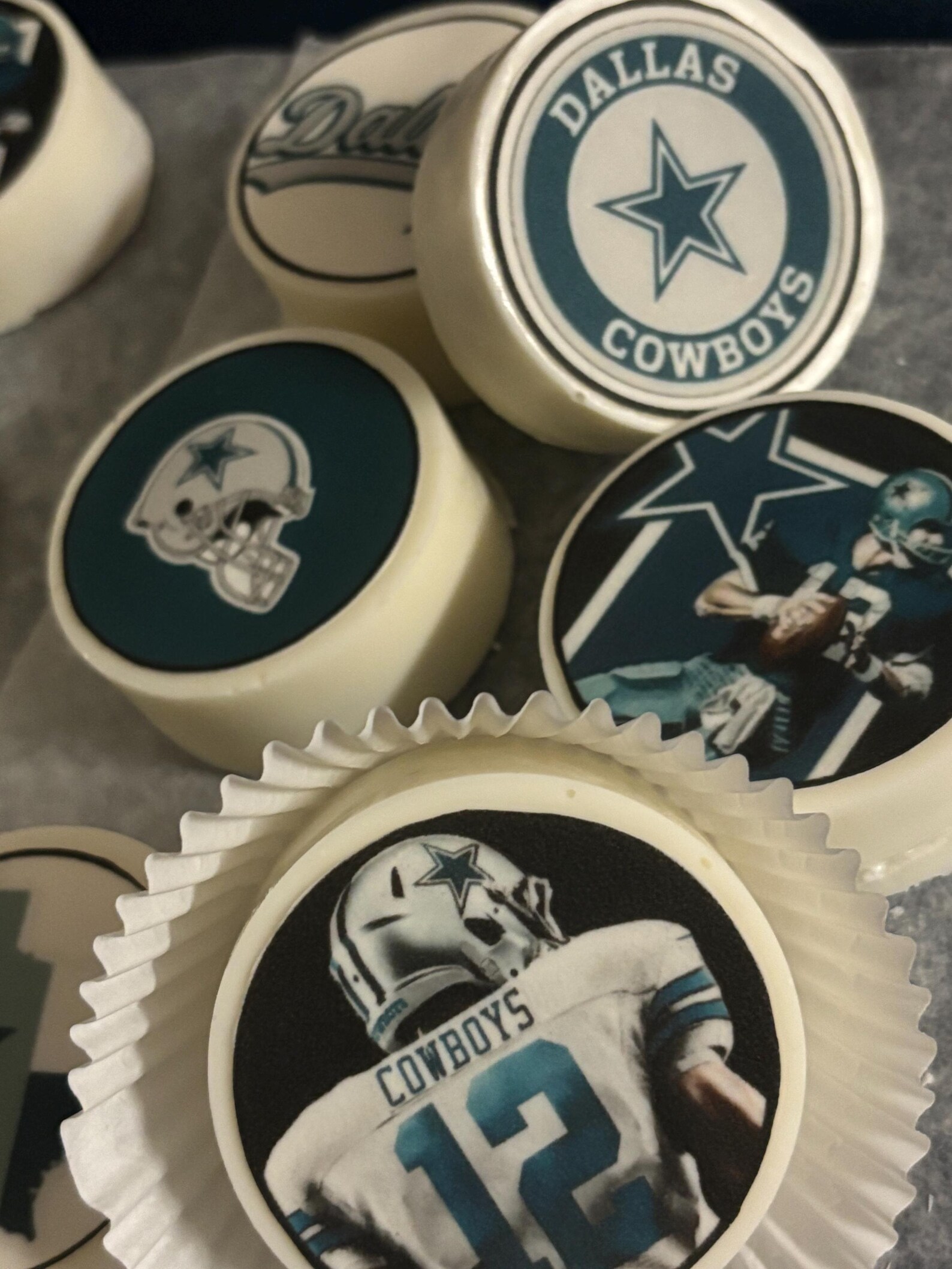 Football Edible Image/treat Toppers - Etsy
