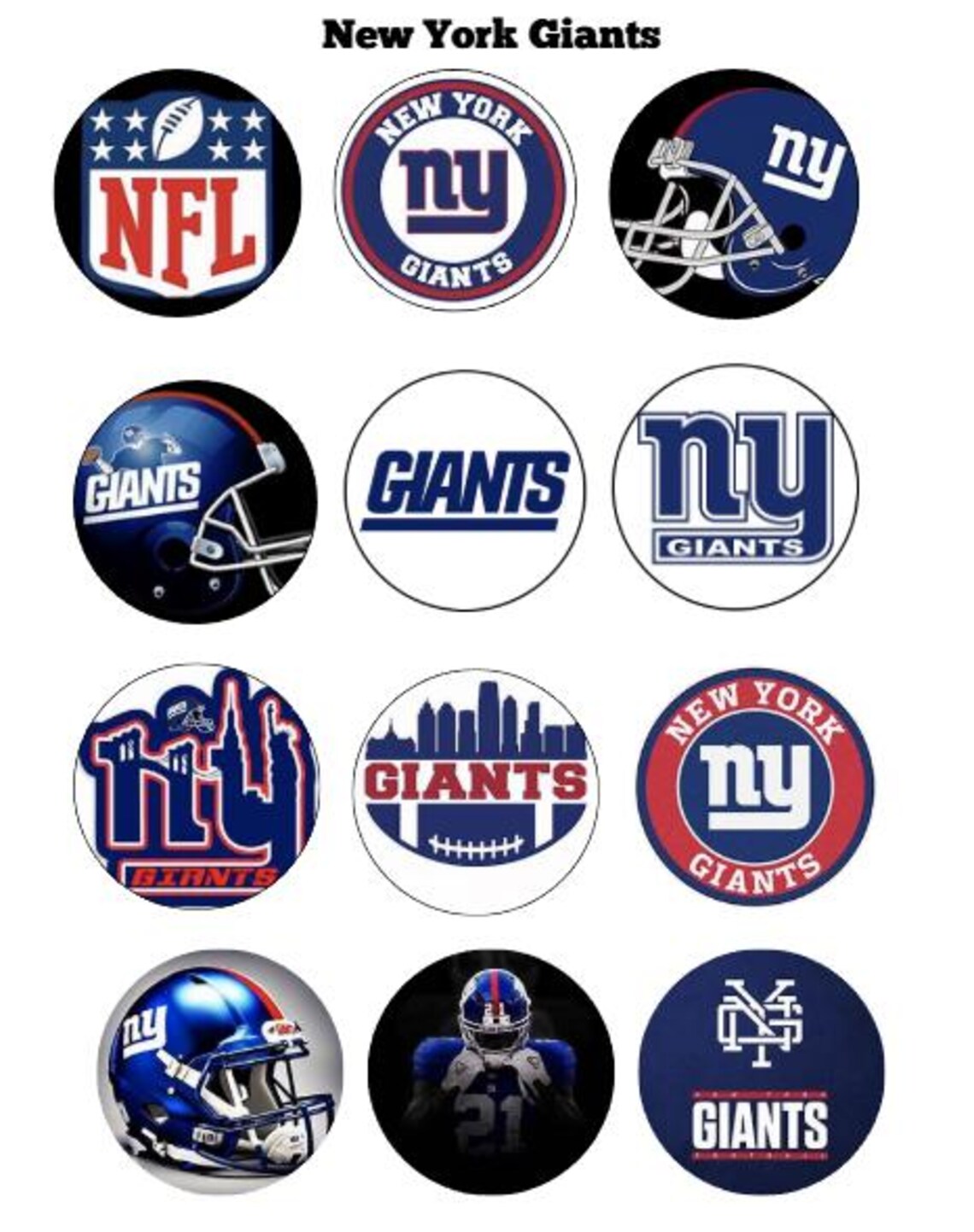 Football Edible Image/treat Toppers - Etsy