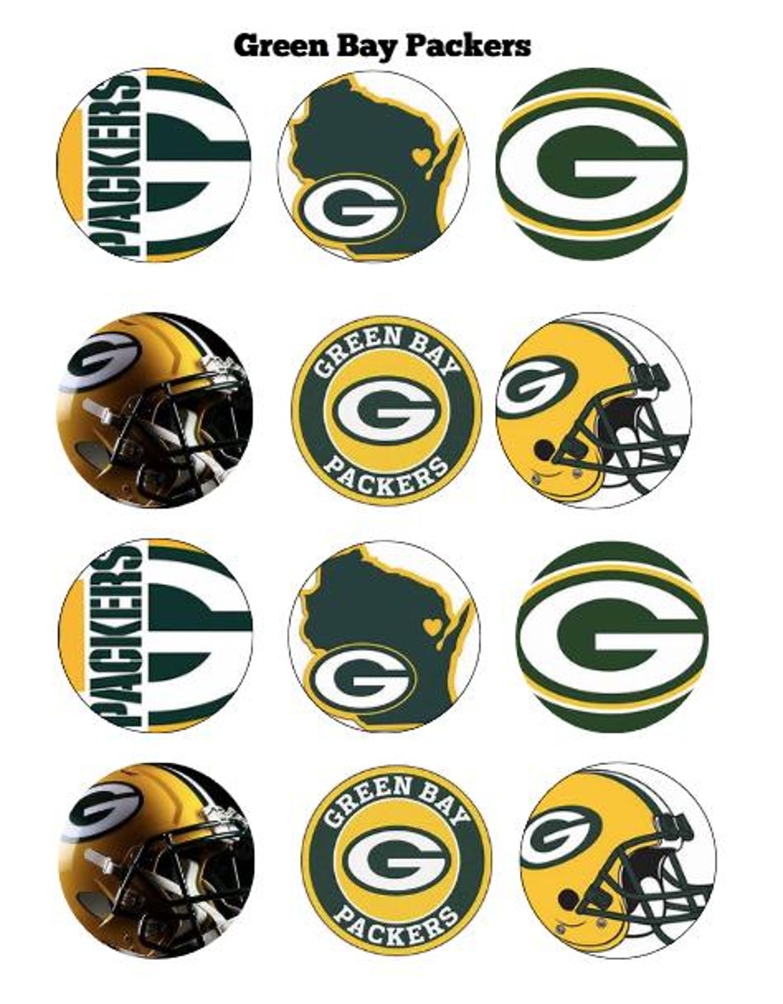 Football Edible Image/treat Toppers - Etsy