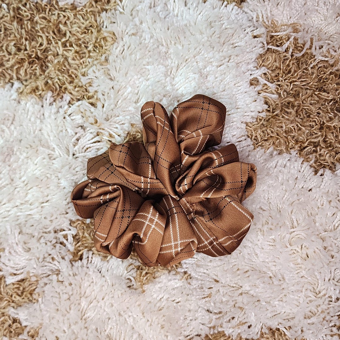 Sable Scrunchie | Satin Hair Tie | Goth Alternative Hair Accessories ...