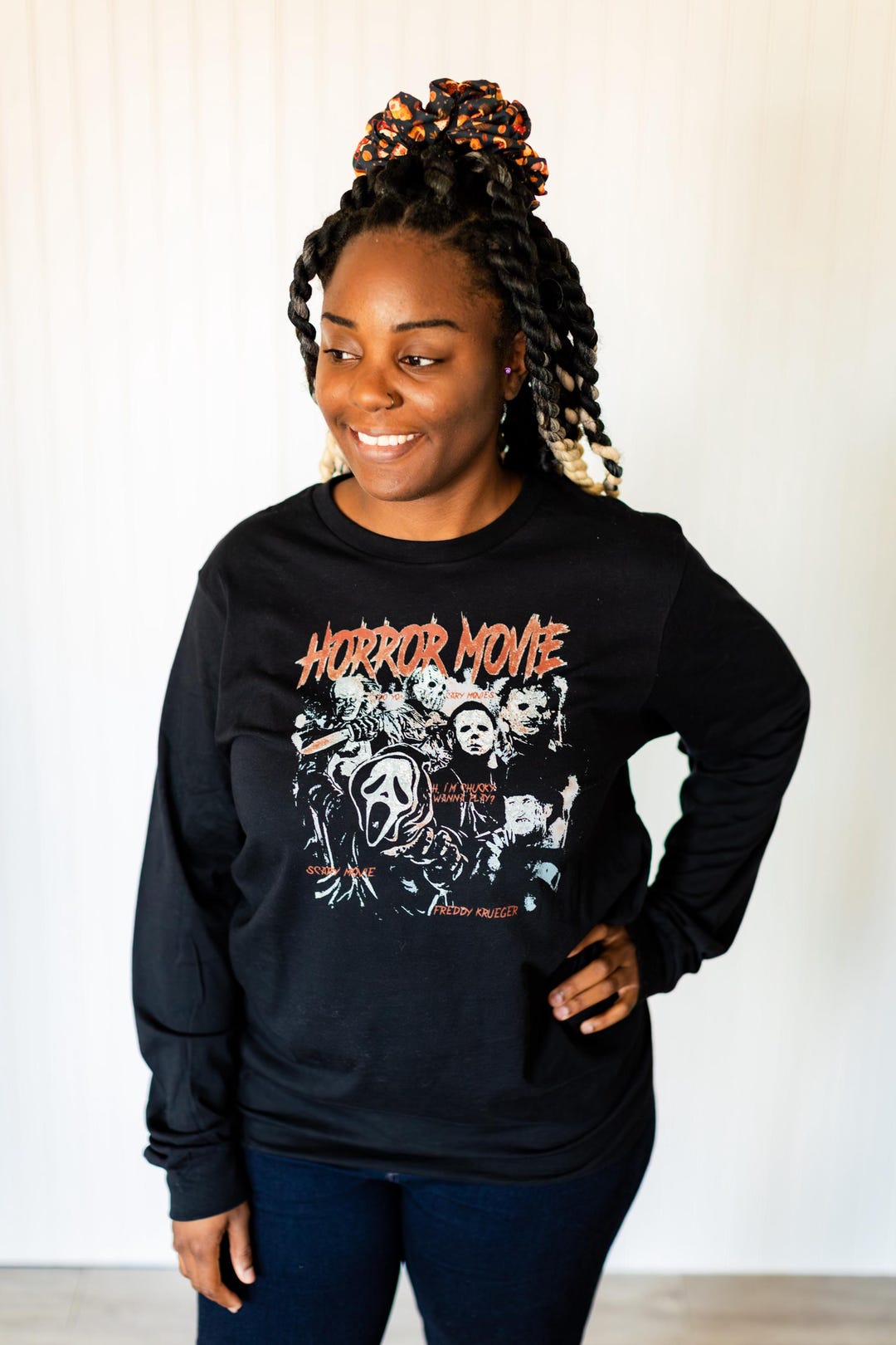 Slasher Squad Crewneck | Spooky Fall Sweatshirt | Alternative Fall ...