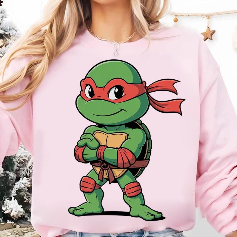 Ninja Turtles Christmas PNG Clipart – TMNT Santa Hats (digital Download ...