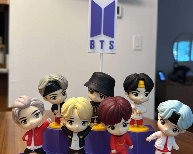 Supersized BTS Tinytan Display | Happy Meal Display | Wall Mountable ...
