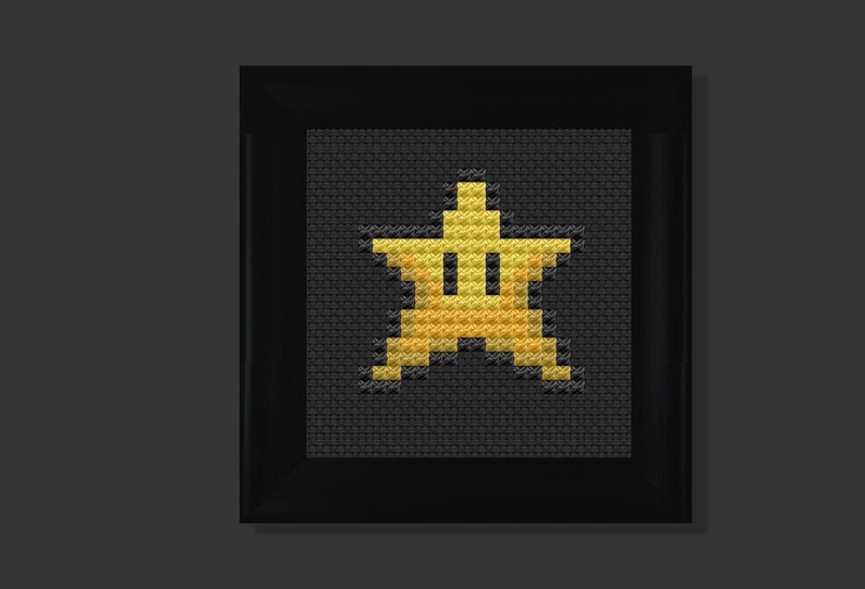 Star (mario Bros) Cross Stitch Pattern PDF - Etsy