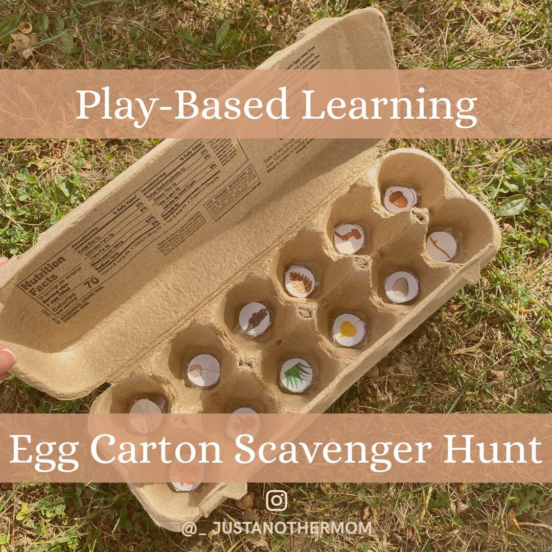 Egg Carton Scavenger Hunt | Nature Activity for Kids | Play-based ...