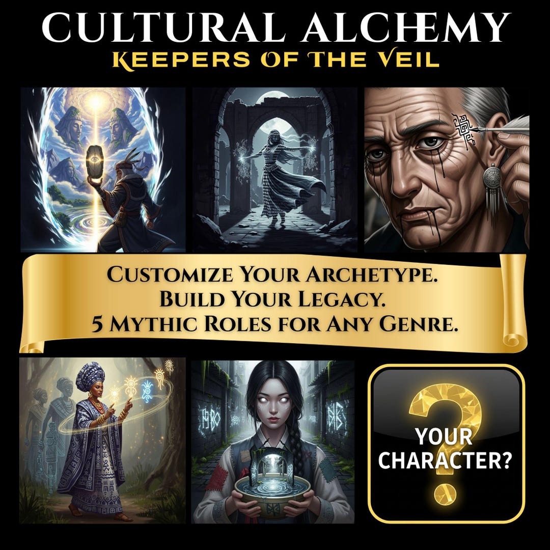 Cultural Alchemy: TTRPG Character Creation Prompts (PDF) - Etsy