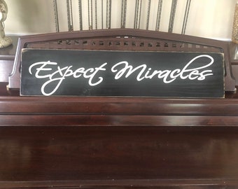 Expect miracles | Etsy