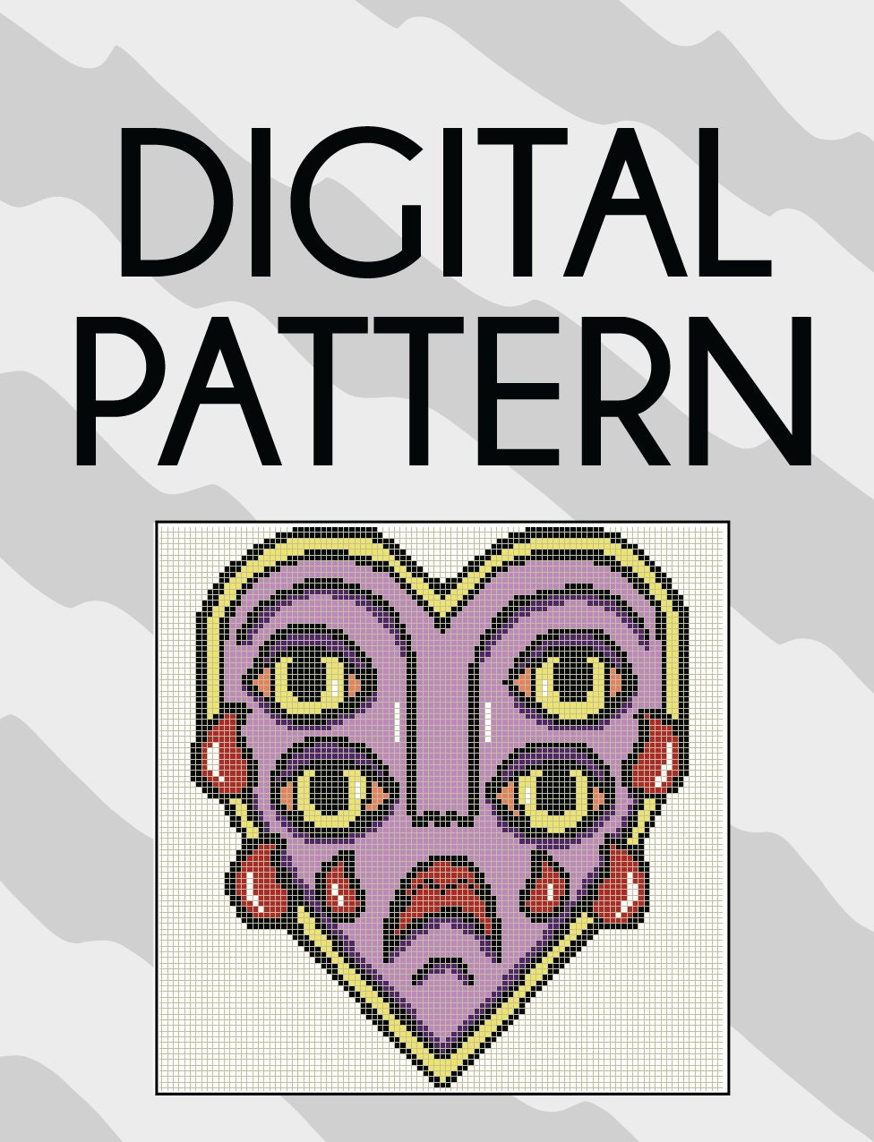 Crying Heart Pattern - Etsy