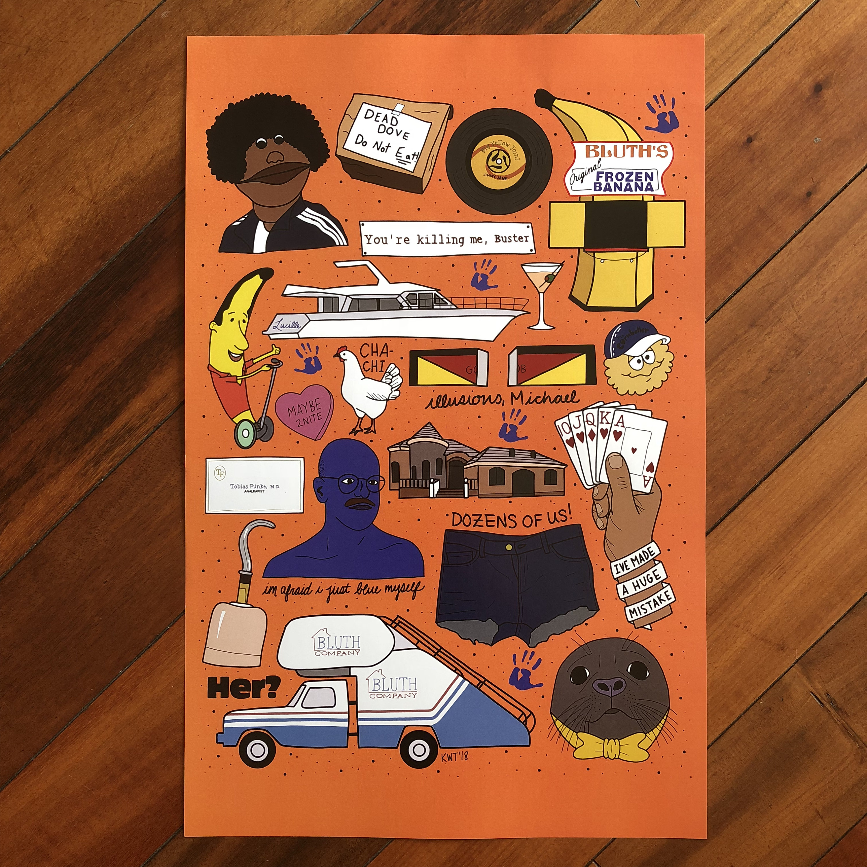 Arrested Development Tattoo Flash Sheet - Etsy