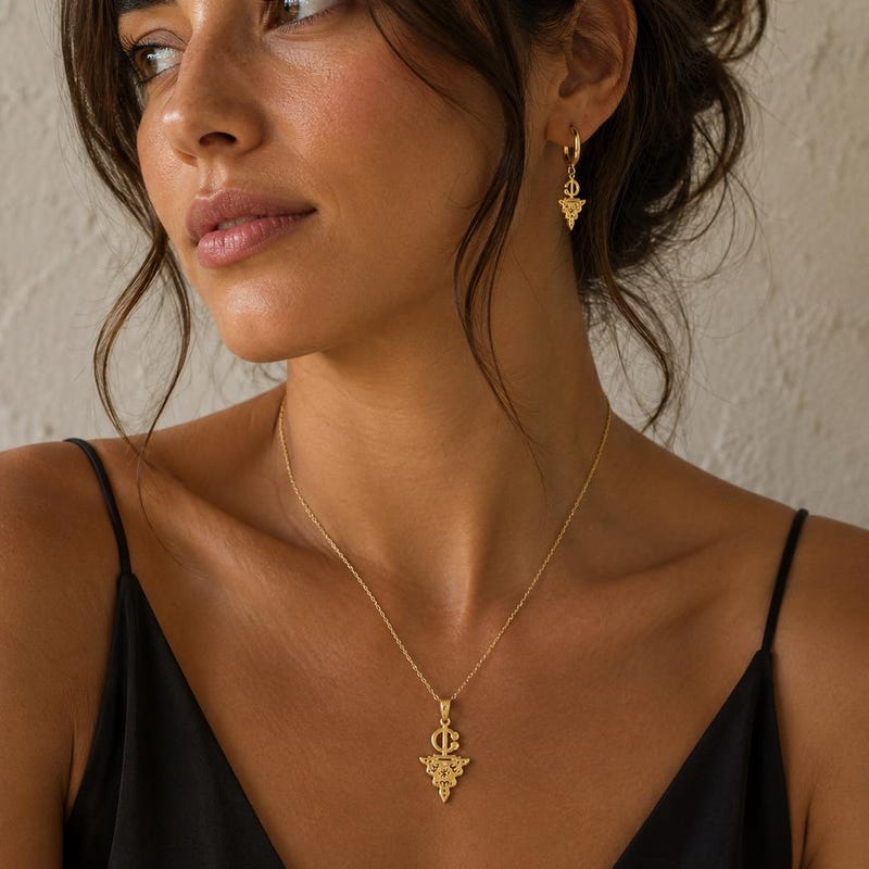 Gold Earrings Morocco - Etsy