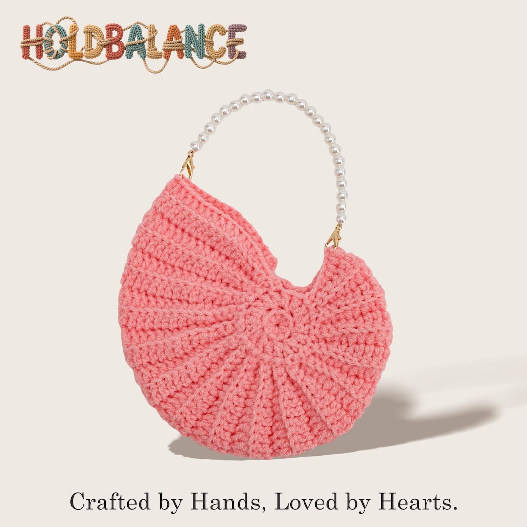 Crochet Seashell Bag: Handmade Nautilus Shell Crossbody - Etsy