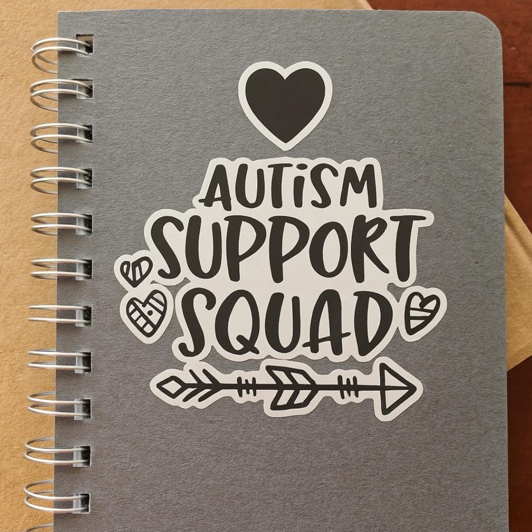 Autism Support Squad – Neurodiversity Affirming Waterproof Vinyl ...