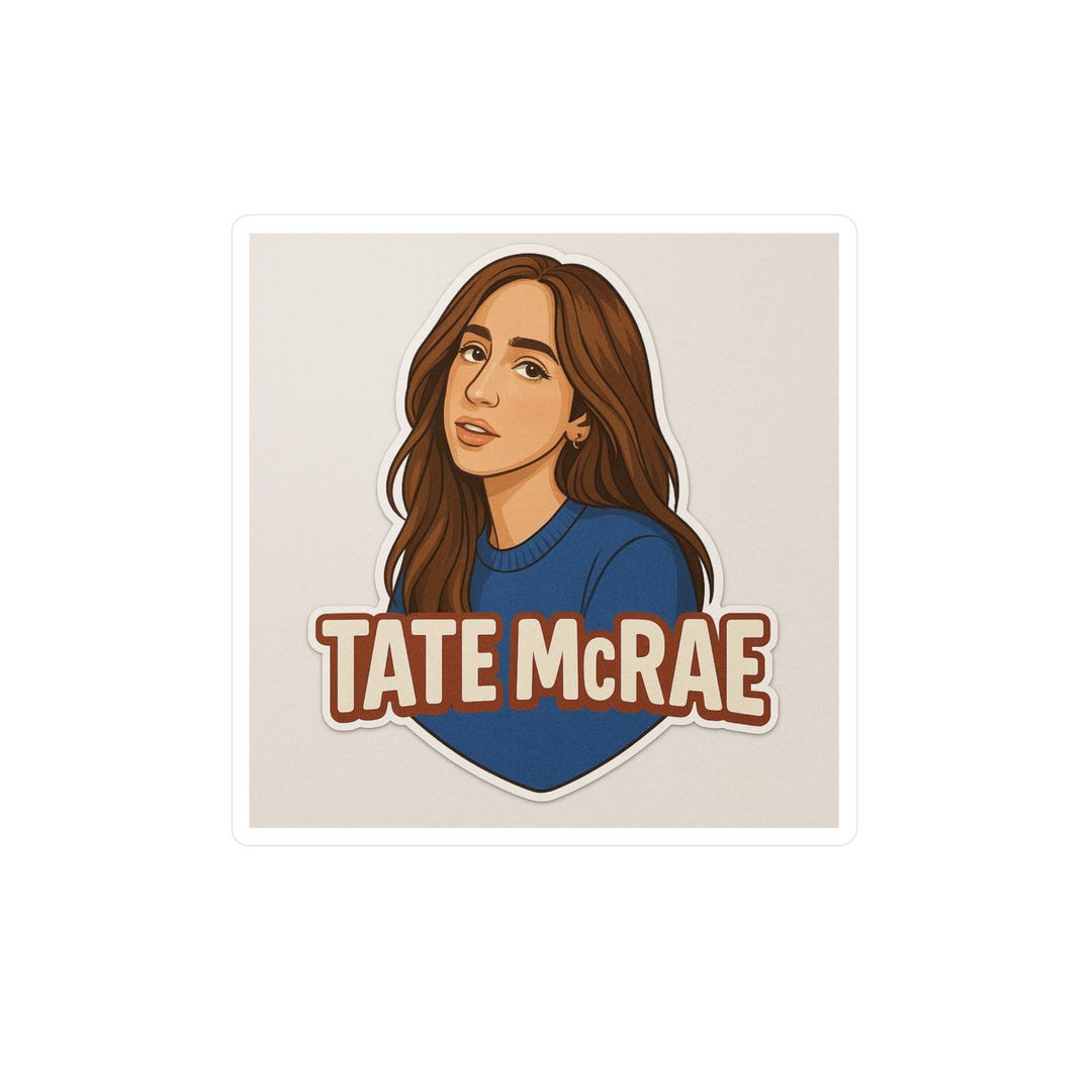 Tate Mcrae Kiss-cut Vinyl Decals for Fans, Wall Art, Laptop Stickers ...