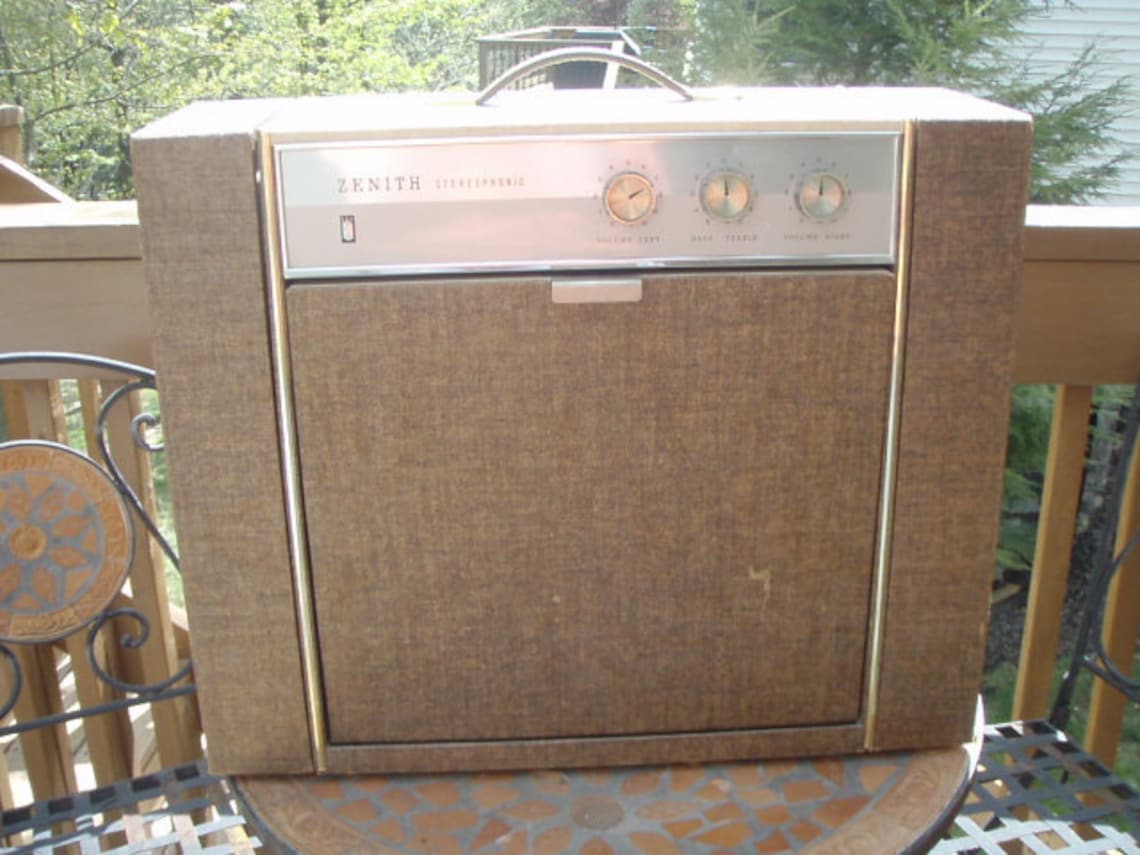 Vintage Zenith Stereophonic Portable Record Player | Etsy