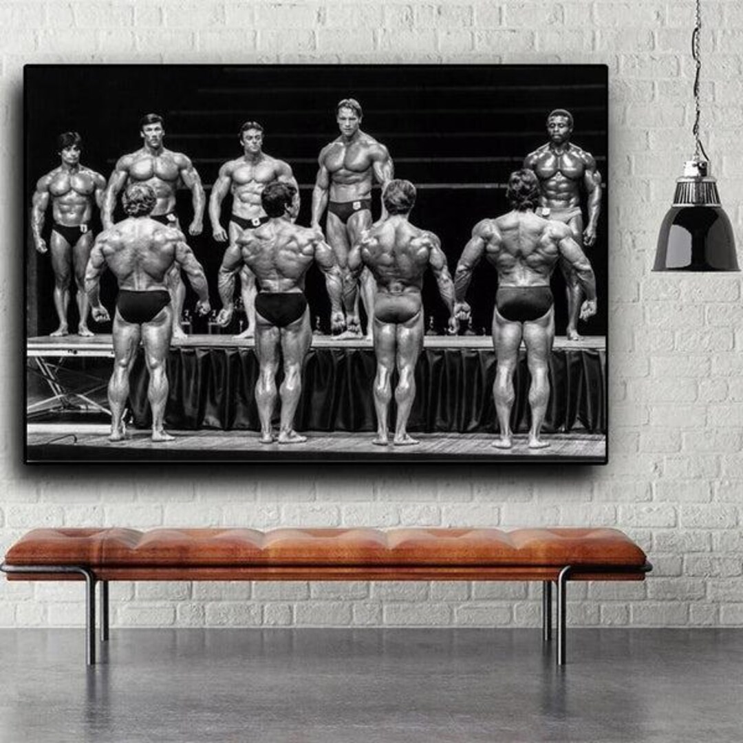1980 Bodybuilding Contest Poster - Etsy
