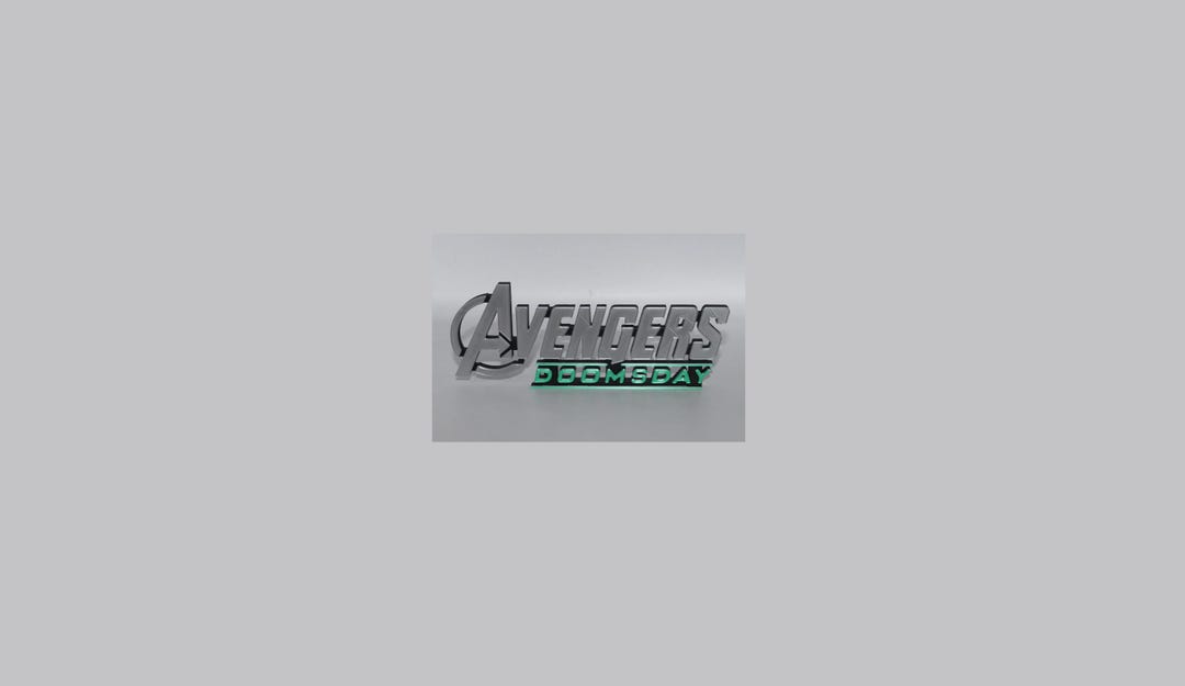 Avengers Doomsday 3D Printed Logo Sign Wall Desk Shelf Art - Etsy UK