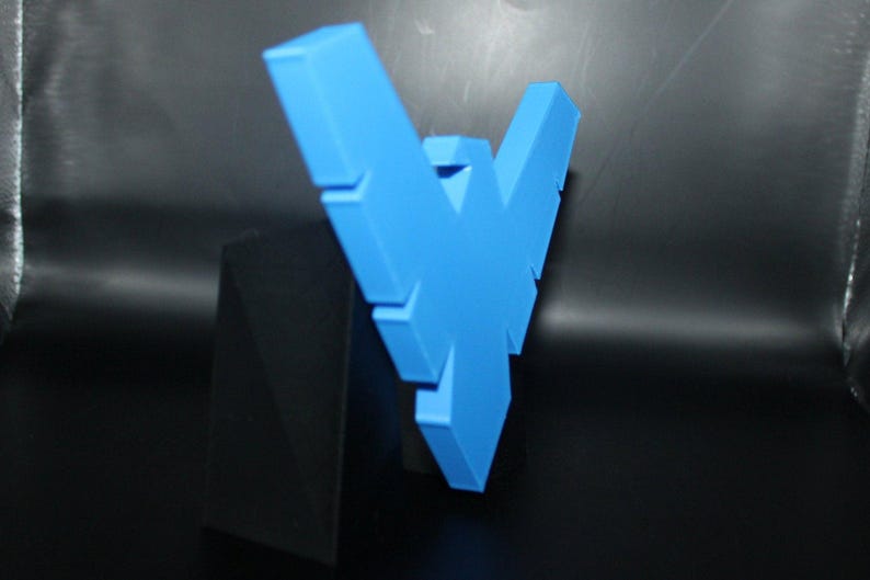 Nightwing 3D Printed Logo Sign Wall Desk Shelf Art - Etsy Australia