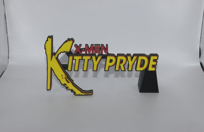 Kitty Pryde 3D Printed Logo Sign Wall Desk Shelf Art - Etsy